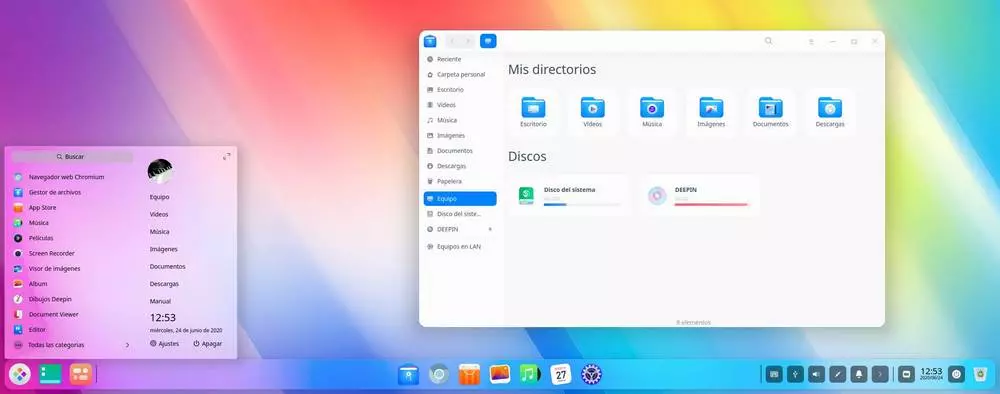 Esploristo kaj lanĉu Deepin