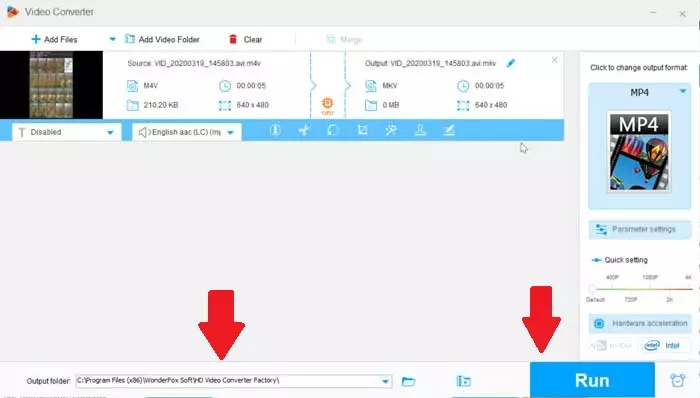 Ubuntu HD Video Ihindura Uruganda Ububiko bwerekanwe hanyuma utangire guhinduka