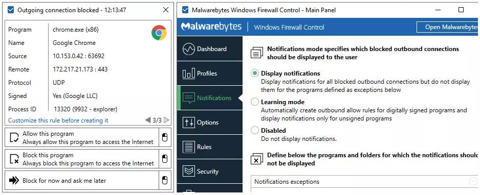 Windows FirewallControl