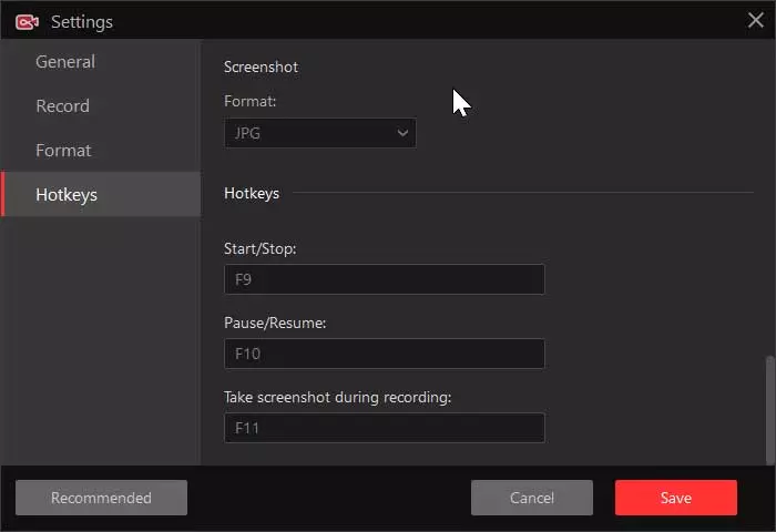 Zrzuty ekranu IObit Screen Recorder