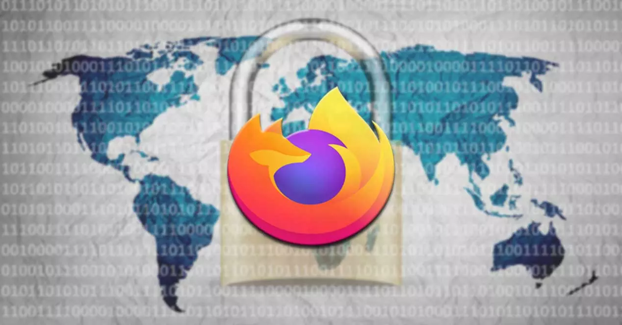 Privacidade en Firefox