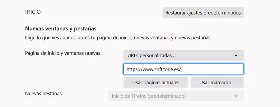Firefox-Homepage