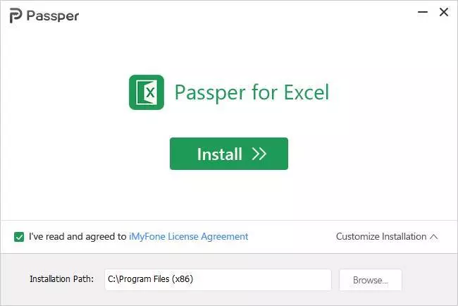 Passper për Excel