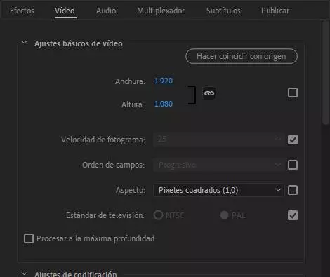 Izvezite video sa Adobe Premiere - Napredne opcije 2