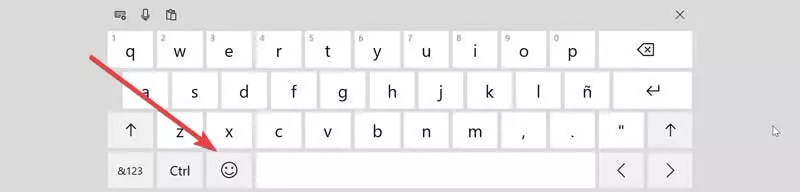 Windows 10 emoji virtual keyboard