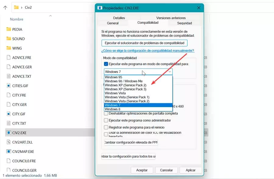 Rulați în modul de compatibilitate