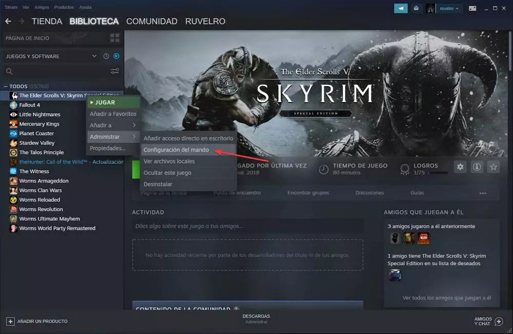 Impostazioni del controller di gioco su Steam