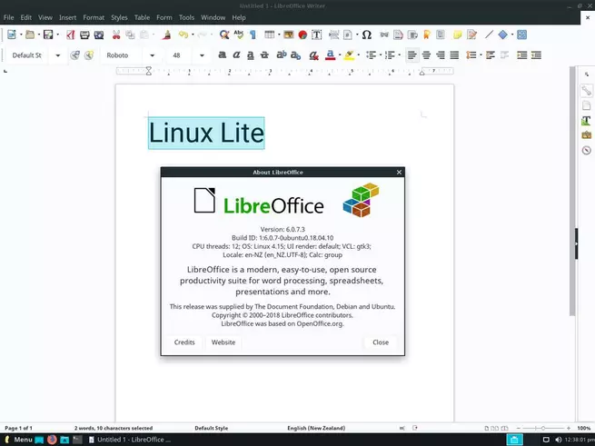 Linux Lite - Ongorora 2