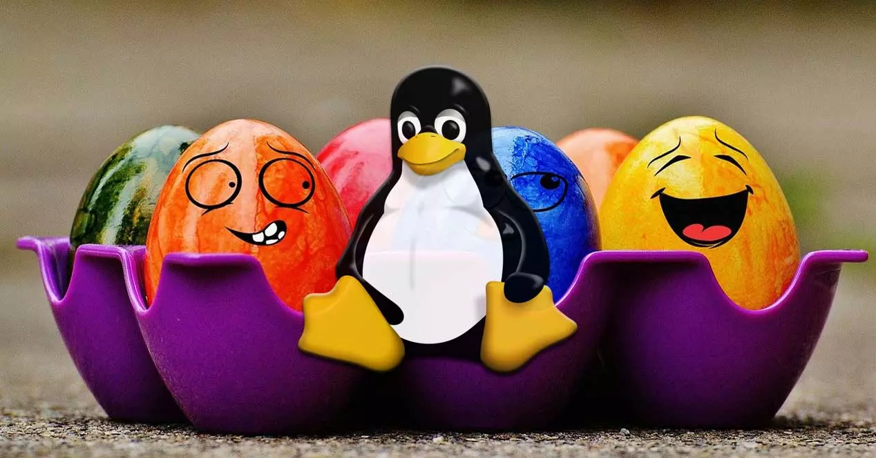 telur paskah linux