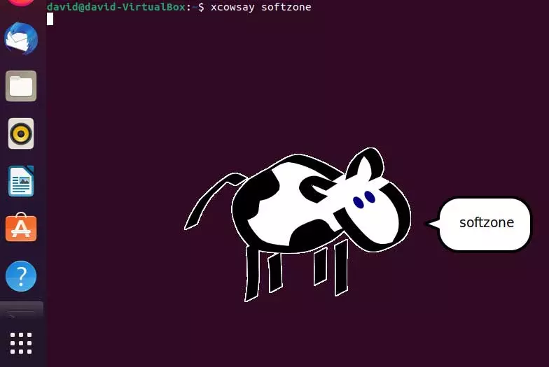 xcowsay linux улаан өндөгний өндөг