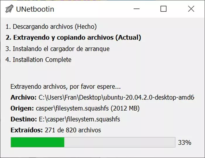 UNetbootin створює завантажувальний USB-диск