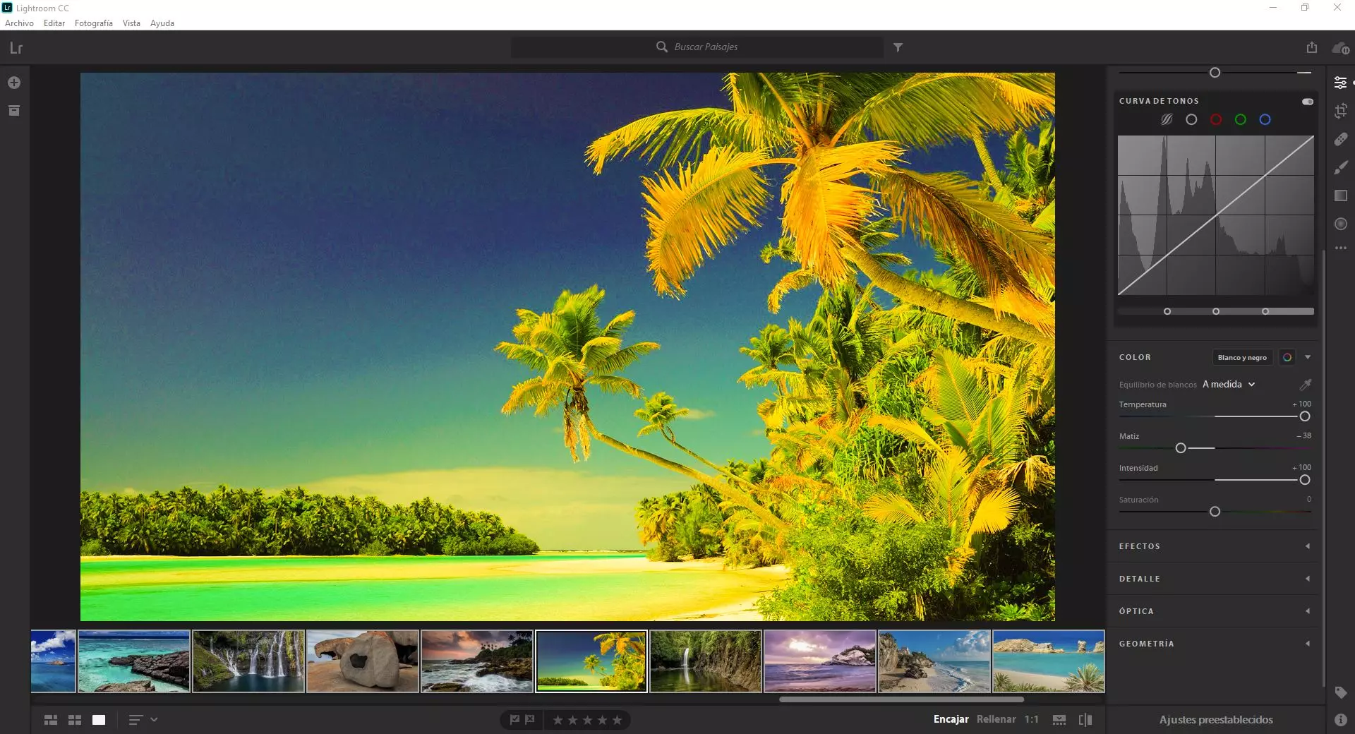 Photoshop Lightroom CC - Wax ka beddel goobaha midabka