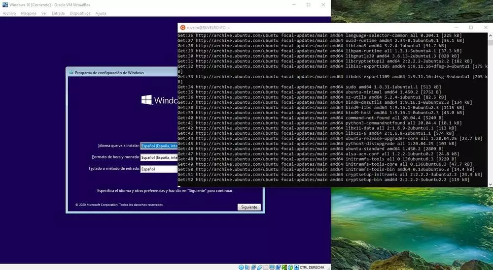 WSL + VM ونڊوز 10