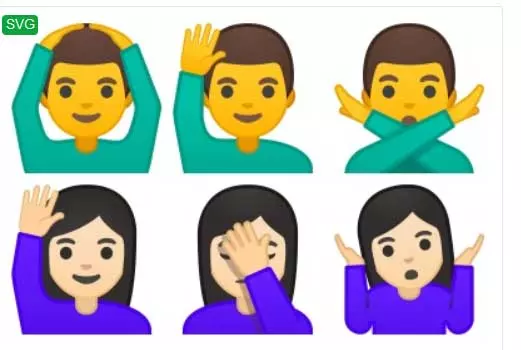 Mga Ekspresyon ng Tao sa Noto Emoji