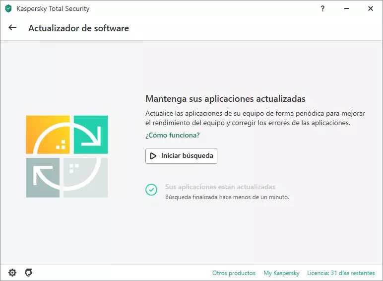 Kaspersky Antivirus - Aktualizácia aplikácií