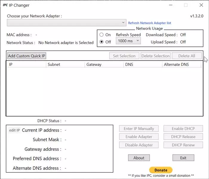 Interface tal-bidla tal-IP