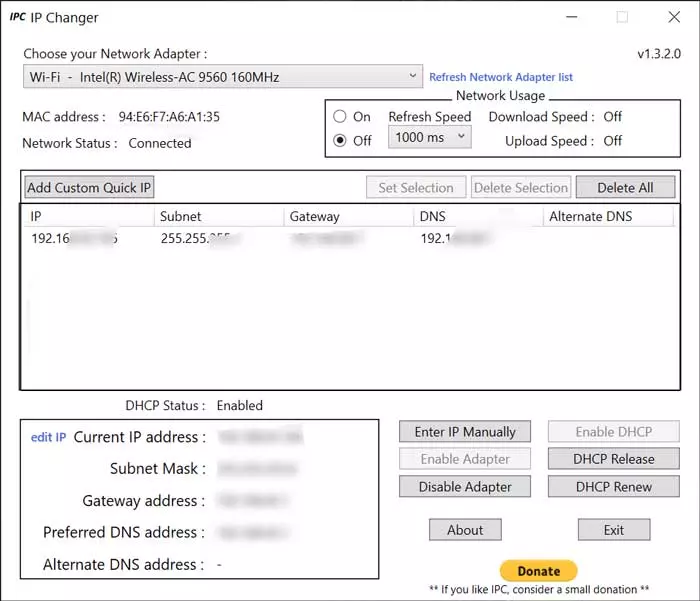 IP Changer indirizzi IP miżjuda