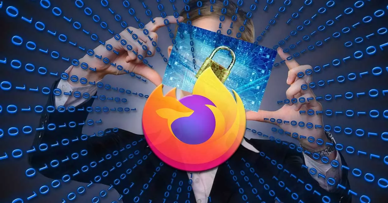 firefox شەخسىي سانلىق مەلۇمات