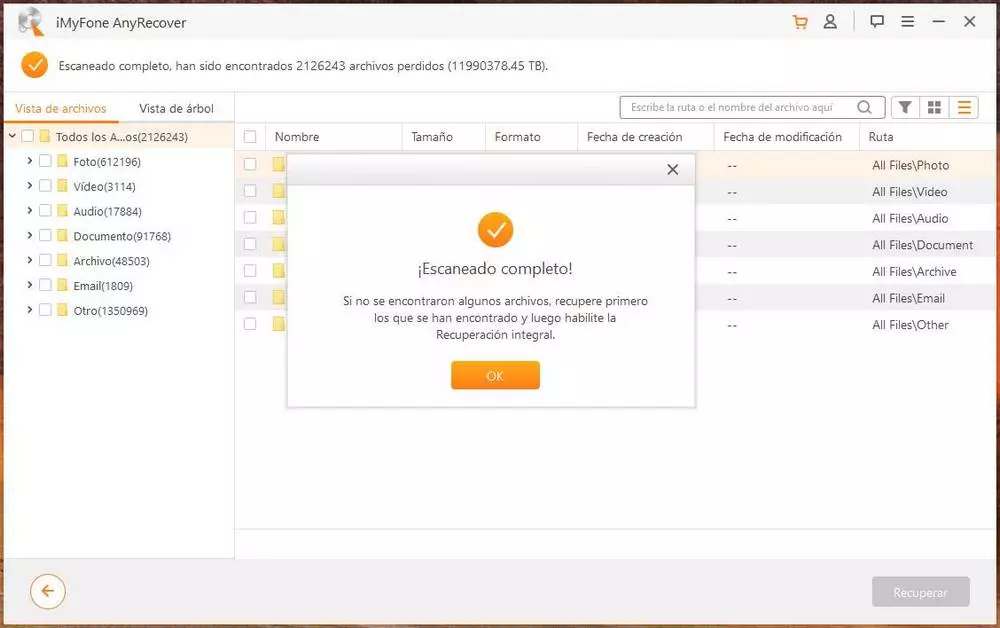 iMyFone AnyRecover - Gjenopprett filer 5