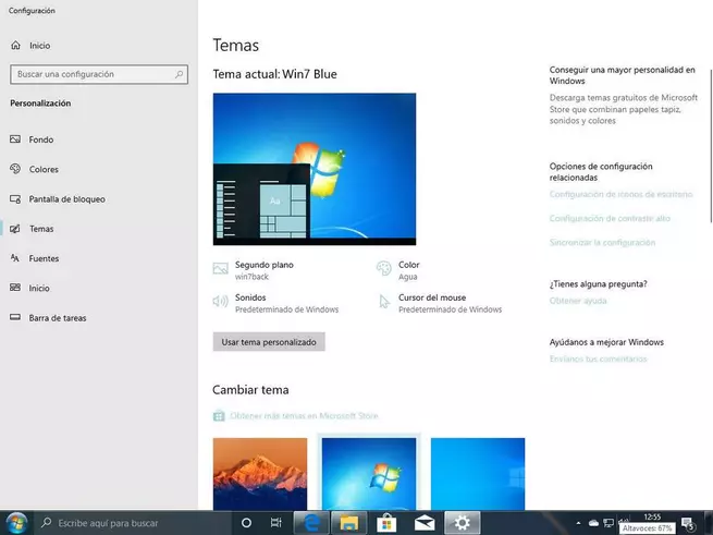 Windows 7-tema for Windows 10 - 10
