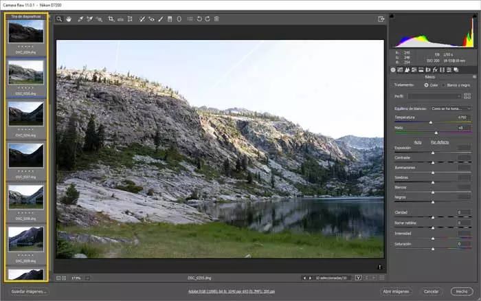 Photoshop için Camera RAW eklentisi