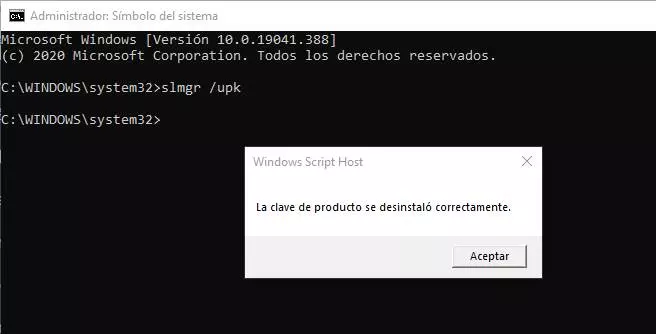 Dileu allwedd cofrestrfa Windows 10