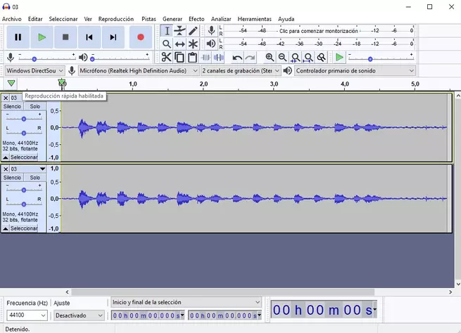 Audacity karaoke 01