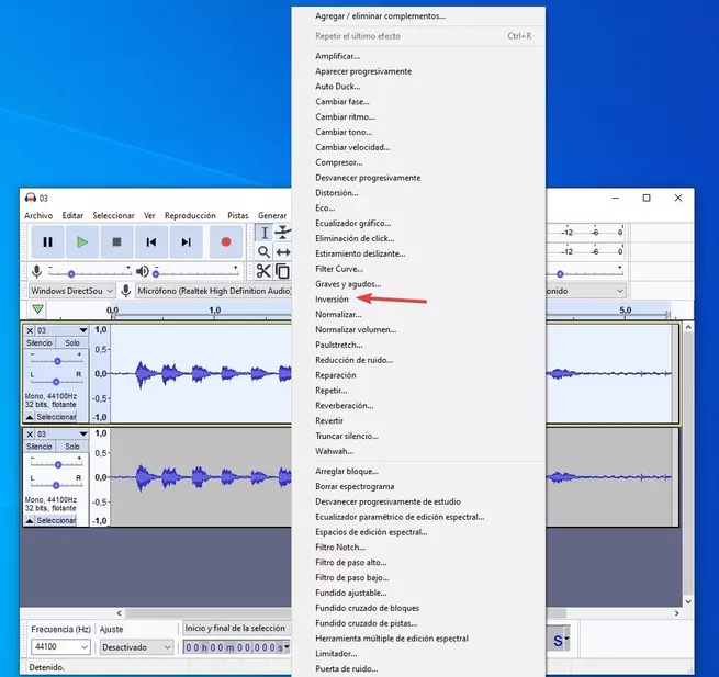 Audacity karaoke 02