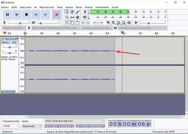 錄音揚聲器 Audacity 05