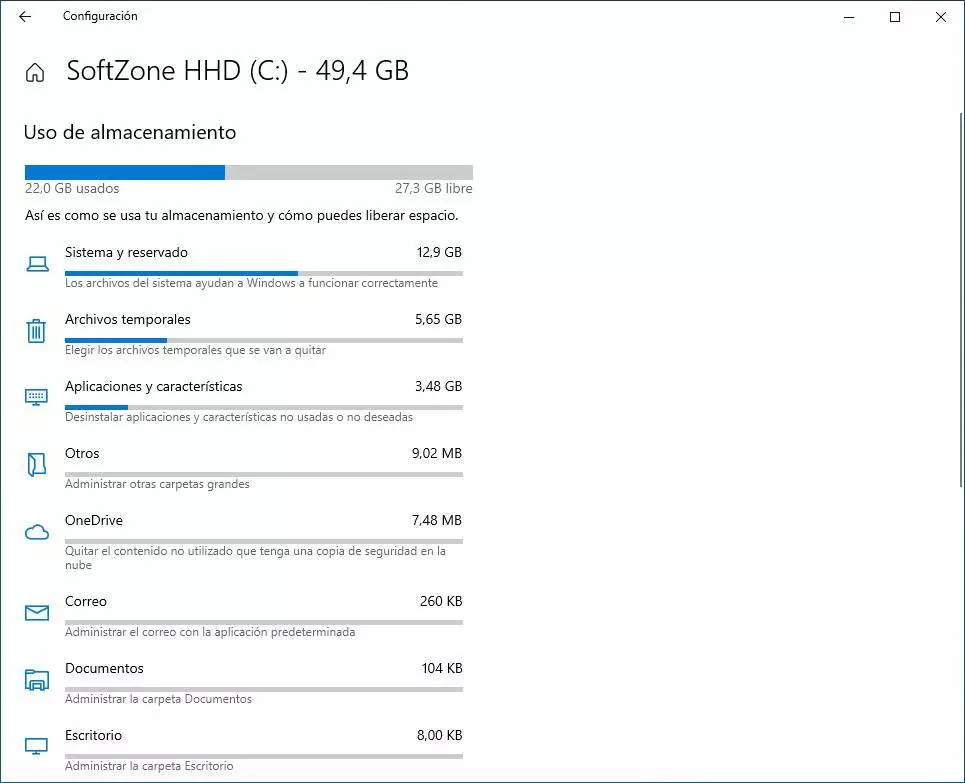 Libre nga disk space