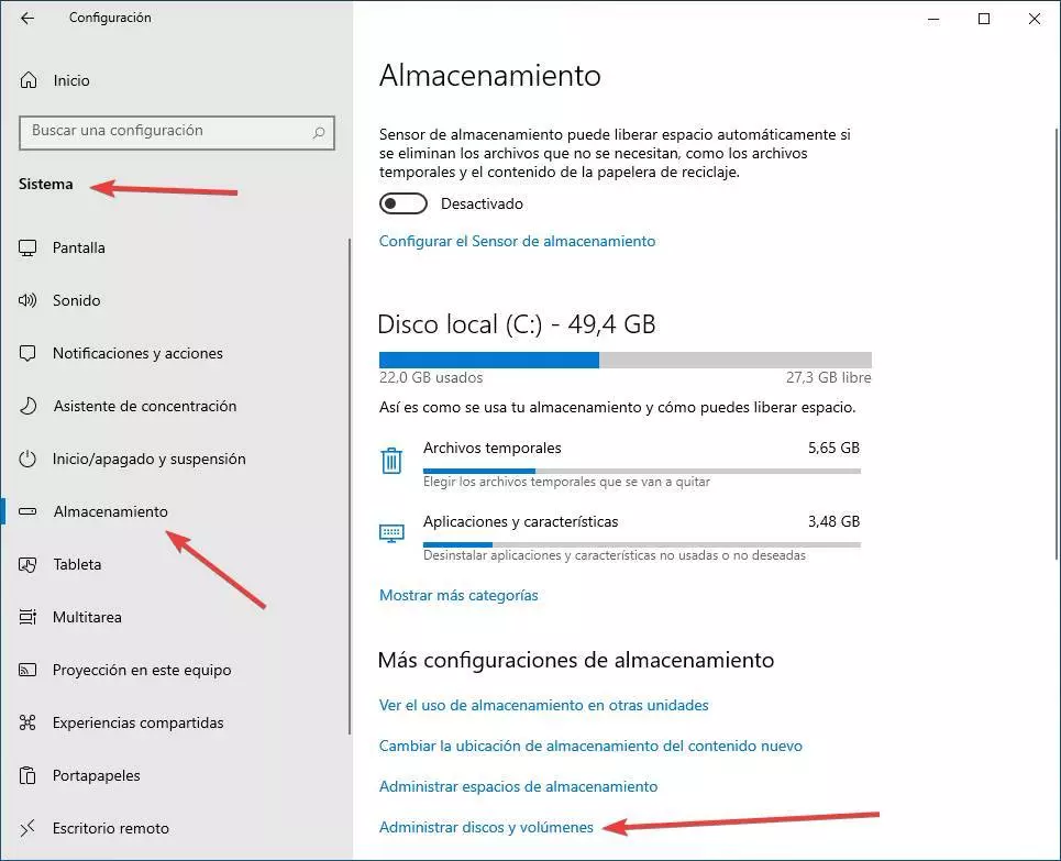 Open disk manager 1