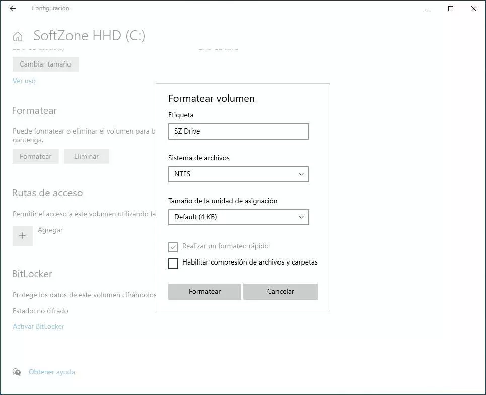 Formater et drev i Windows Disk Management