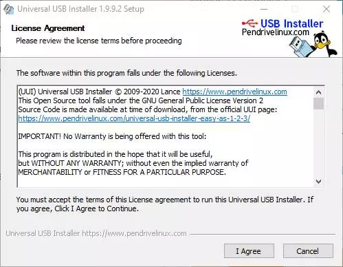 Univerzální instalační program USB - 1