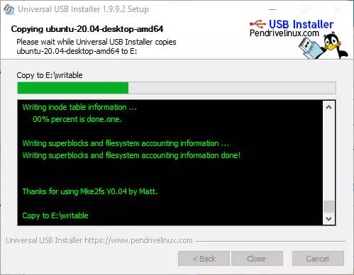 Univerzální instalační program USB - 5