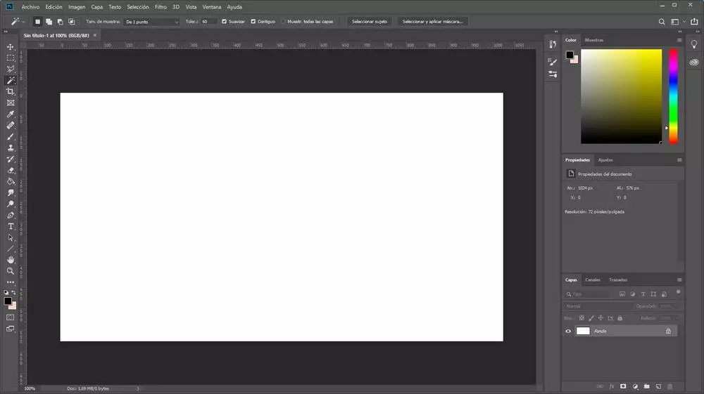 Photoshop - Canvas Blank