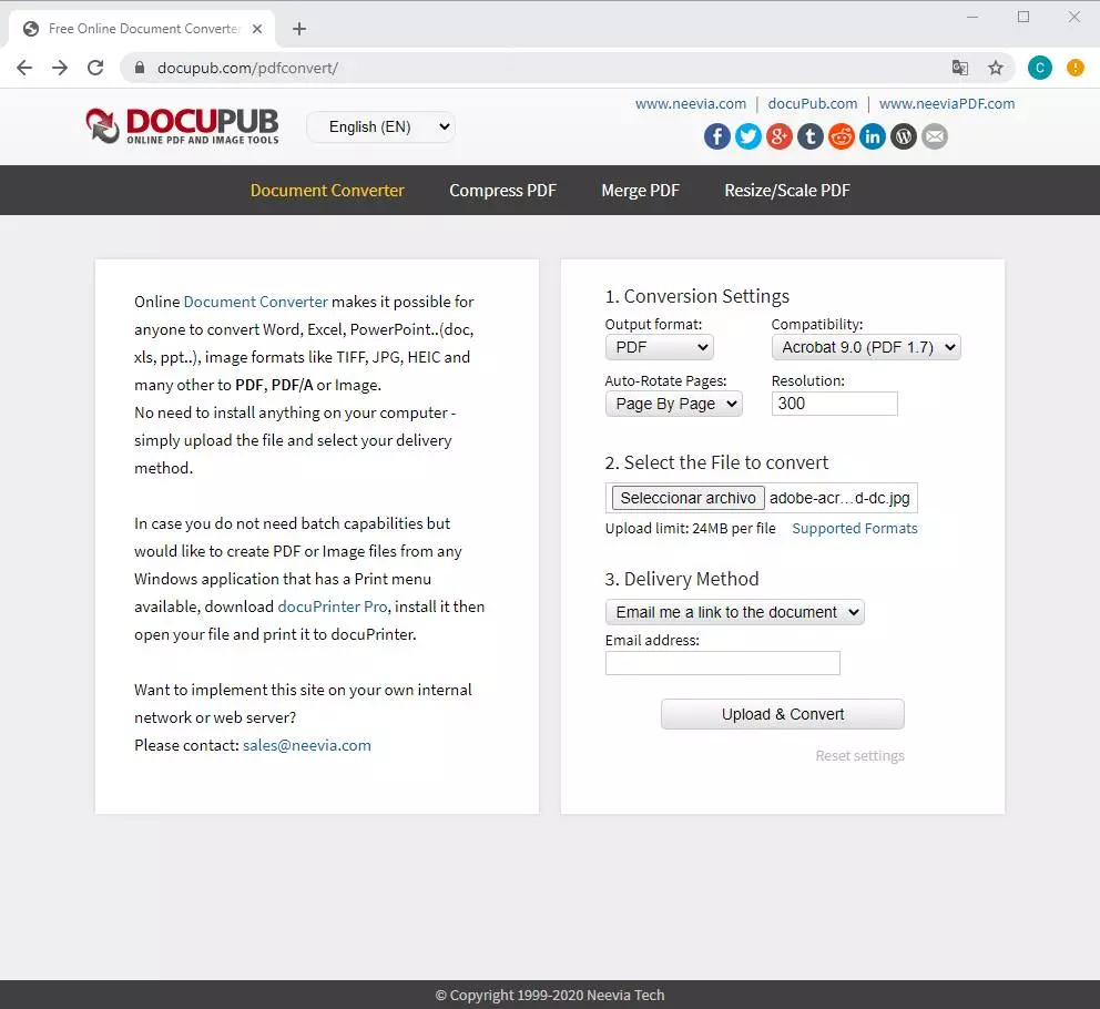 DOCUPUB Interface