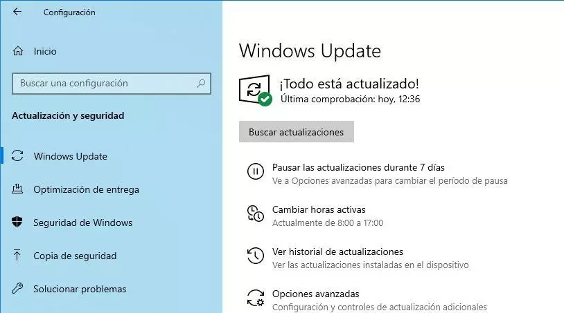 Windows 10 yasinthidwa ndi Windows Update