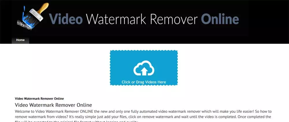 Video Watermark Remover Enretaj Akvomarkoj