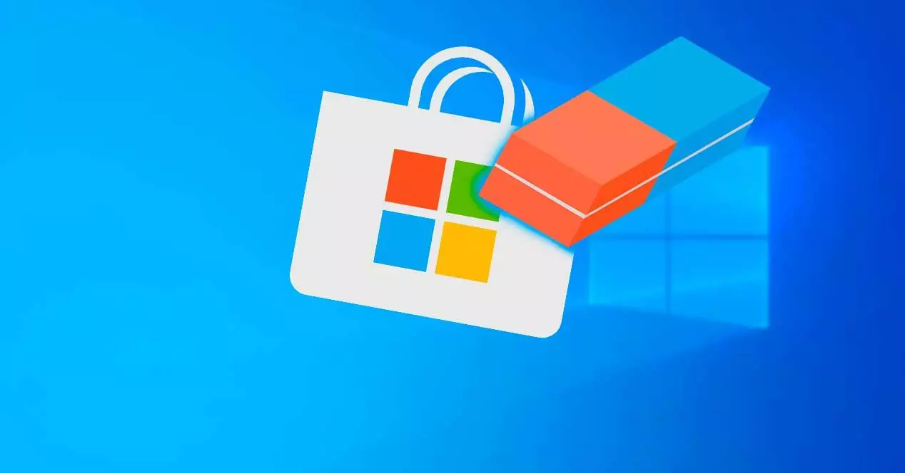 Ištrinkite „Microsoft Store“.