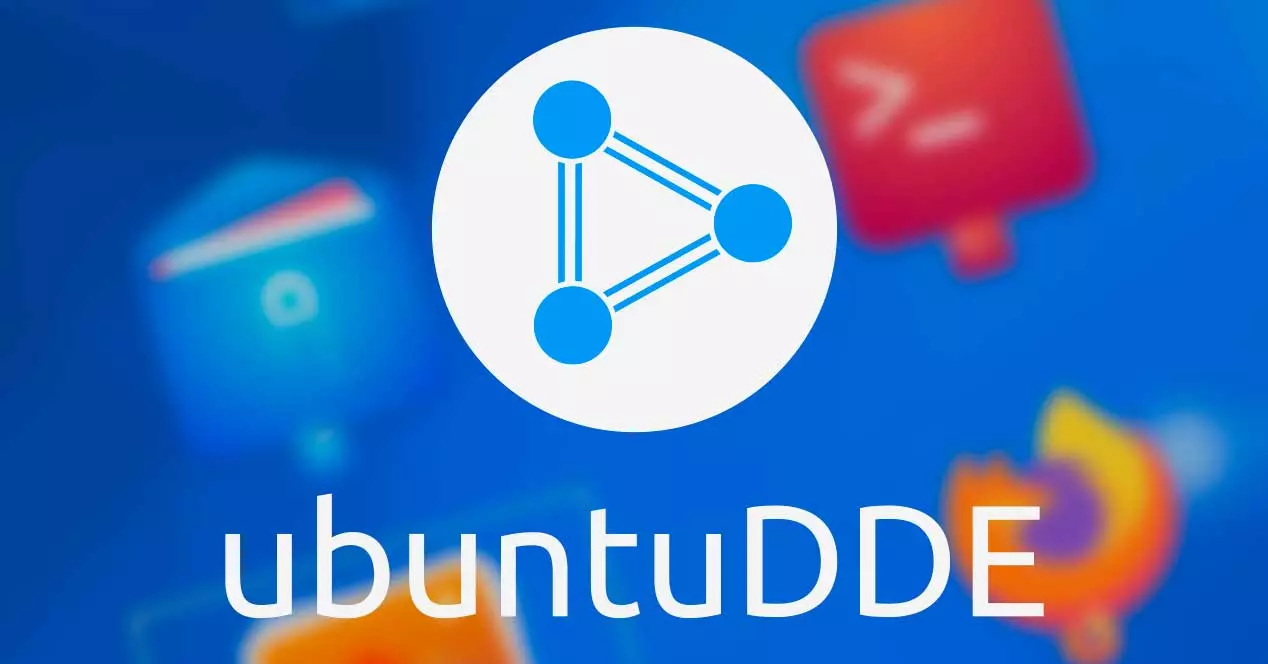 UbuntuDDE logo with apps