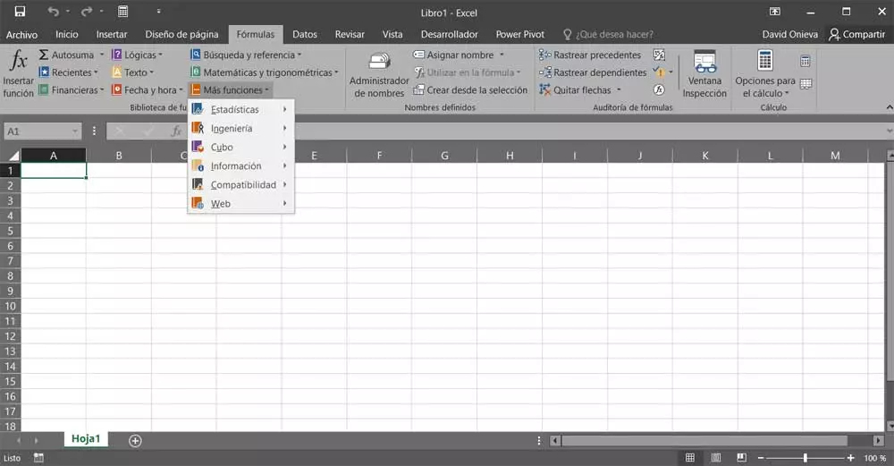 Excel Interface