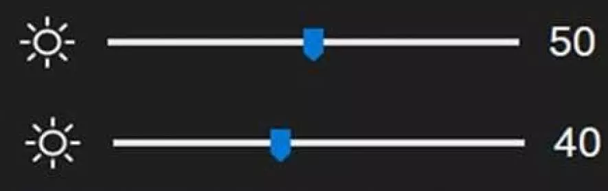 Brightness Slider