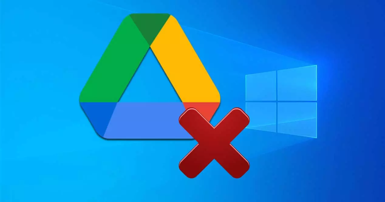 Bain Google Drive de Windows 10