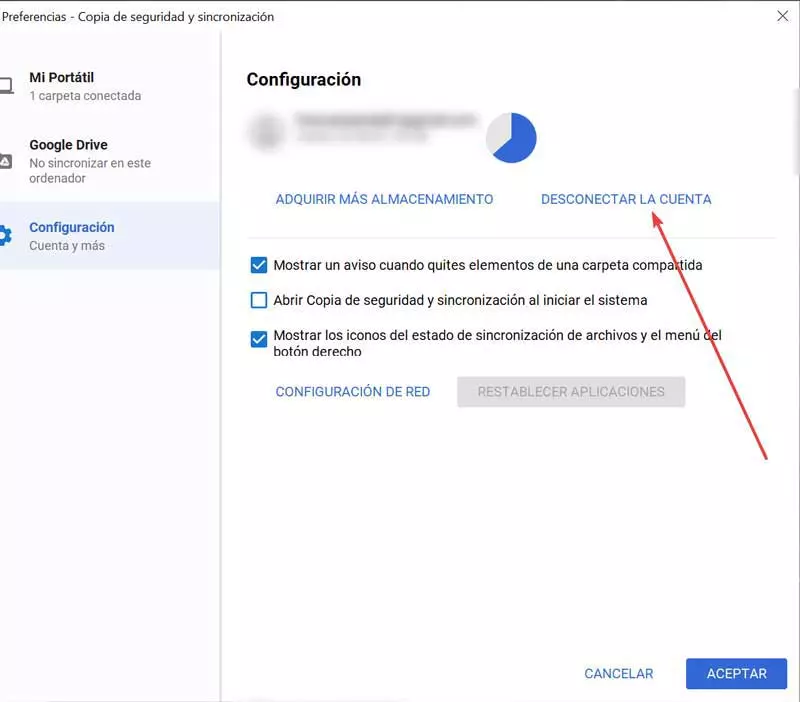 Dínasc Google Drive an cuntas