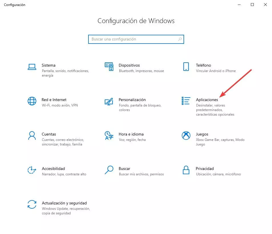 Configuració Aplicacions W10