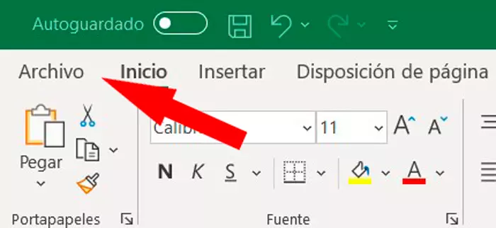 Enter 키를 누를 때 Excel에서 셀이 변경되지 않도록 하는 첫 번째 단계입니다.