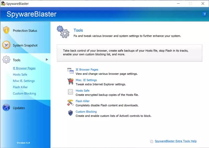 Spyware Blaster-tools