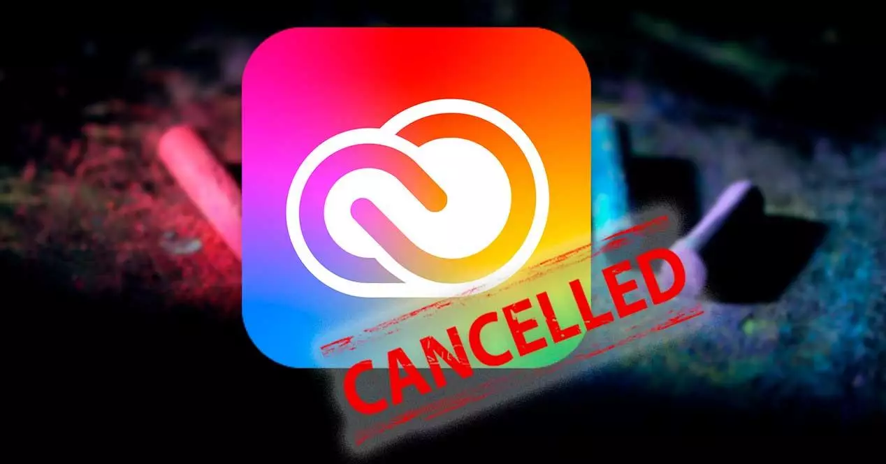 Cancel·lar la versió de prova o subscripció d'Adobe Creative Cloud