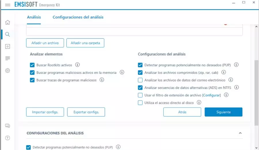 Configuration du kit d'urgence Emsisoft