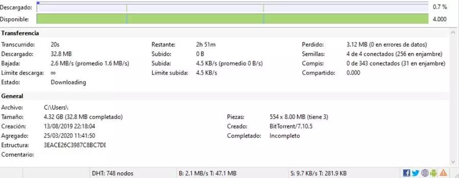 utorrent download informatie